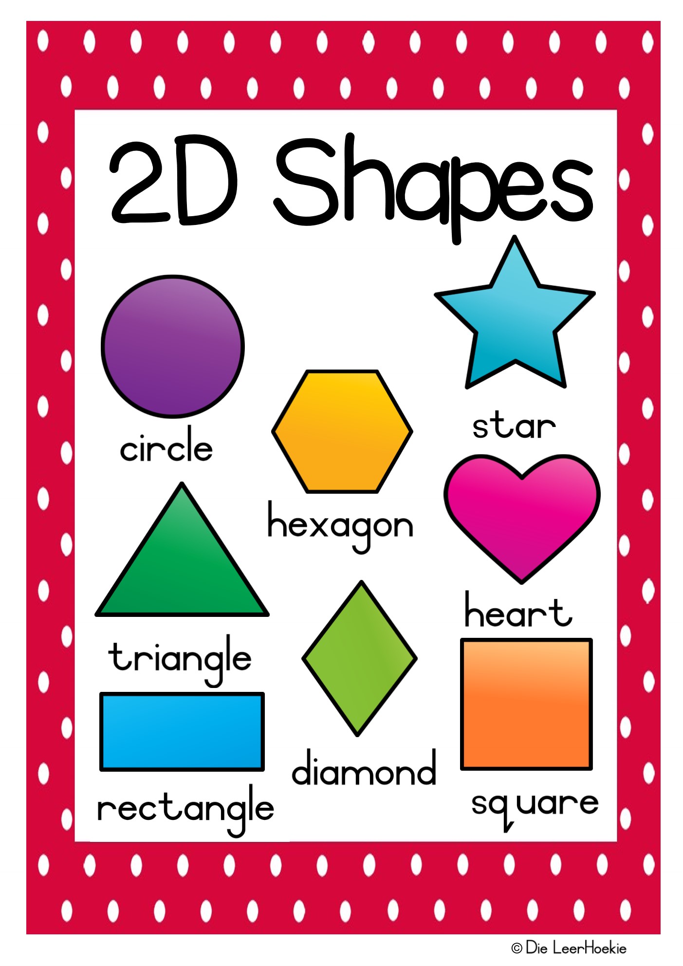 Printed Products: A3 - 2d Shapes
